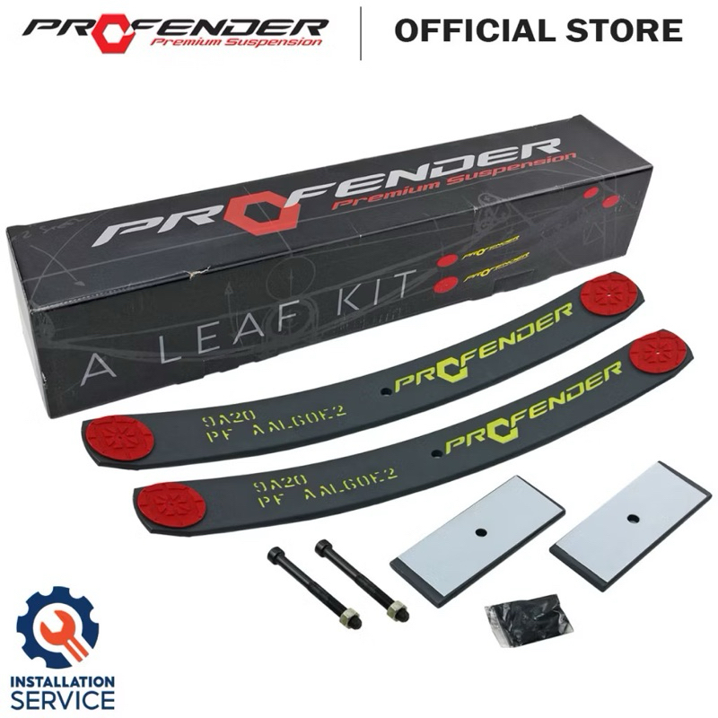 PROFENDER 4X4 Lift Up 2 Inch 9.5mm Thick Add Leaf Helper Spring Leaf Spring 35mm-50mm Profender ...