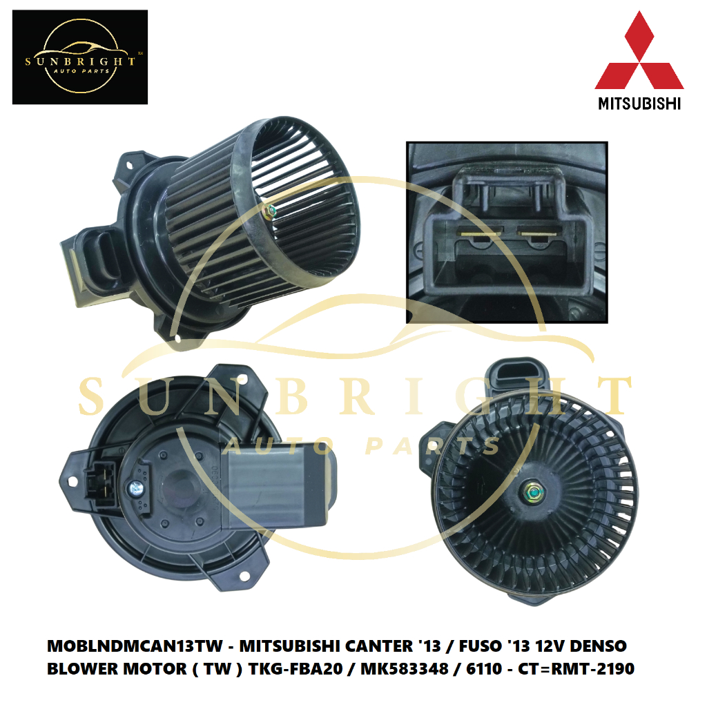 MITSUBISHI CANTER '13 / FUSO '13 12V DENSO BLOWER MOTOR ( TW ) TKG ...