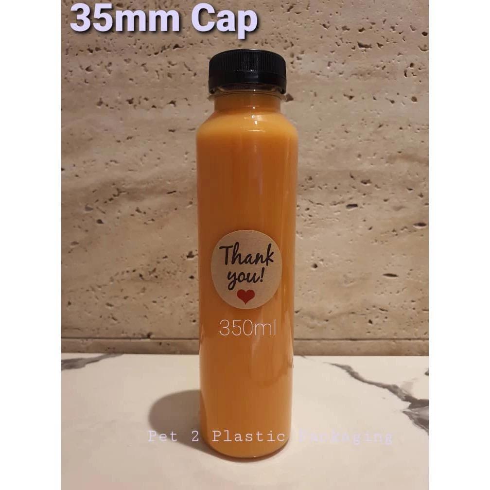 (126PCS/ORDER)Plastic Bottle 35MM Wide Mouth Cap 350Ml Botol Kosong ...