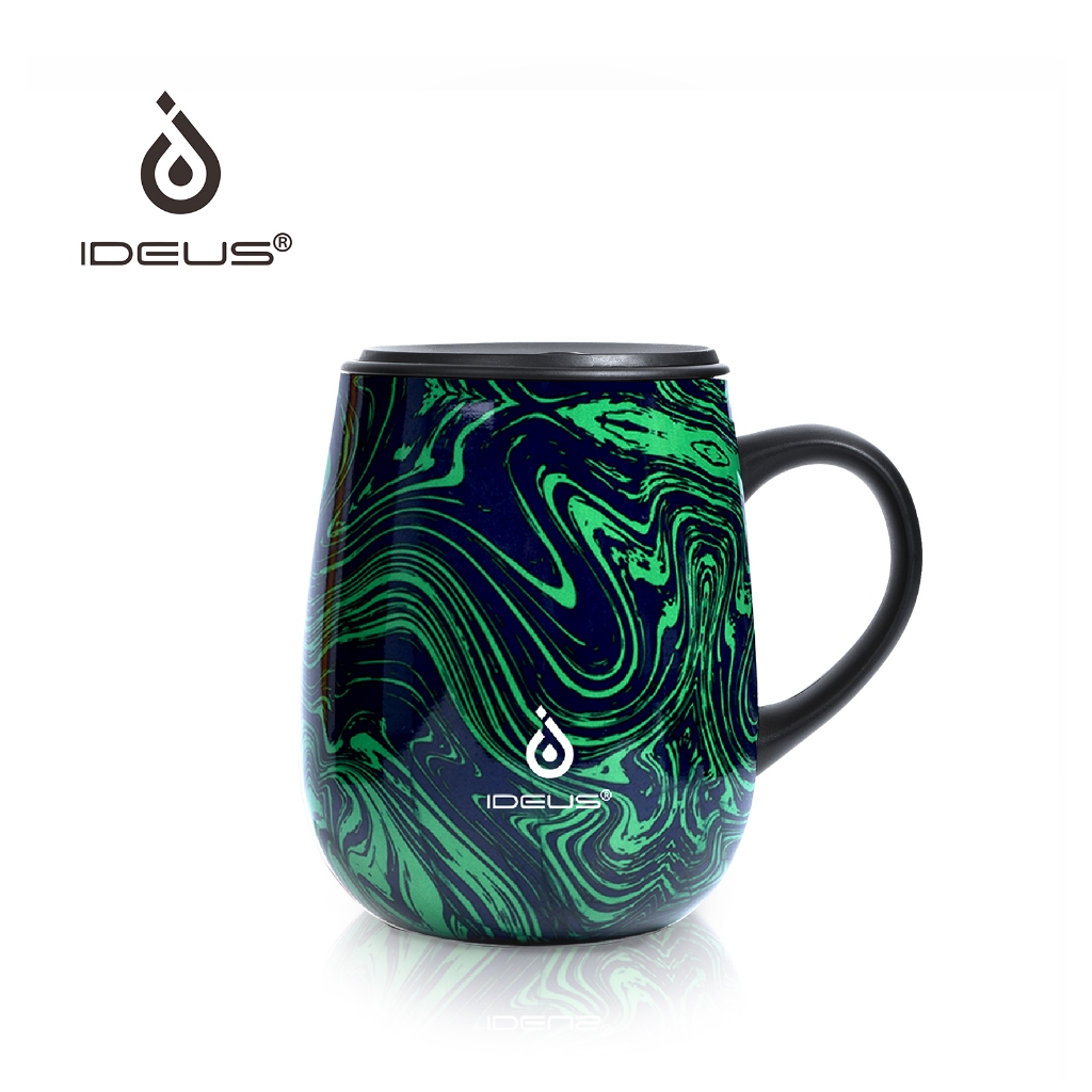 IDEUS Insulated Coffee Mug, Double Wall Stainless Steel Vacuum Thermal ...