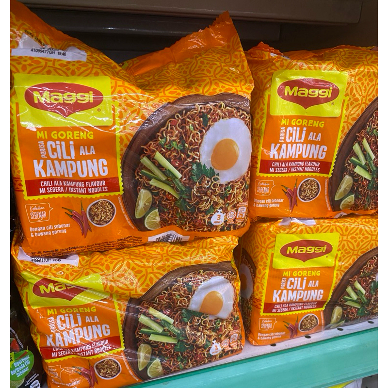 MAGGI MI GORENG CILI ALA KAMPUNG INSTANT NOODLES MEGI GORENG CILI ALA ...