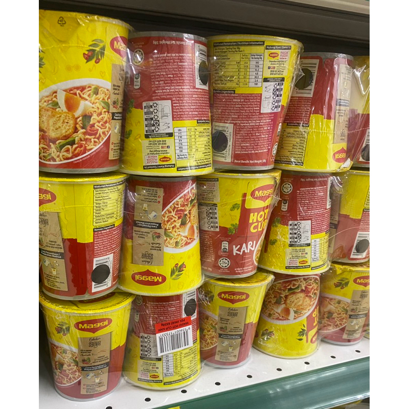 MAGGI KARI TOMYAM AYAM INSTANT NOODLES MEGI SEGERA CUP | Shopee Malaysia