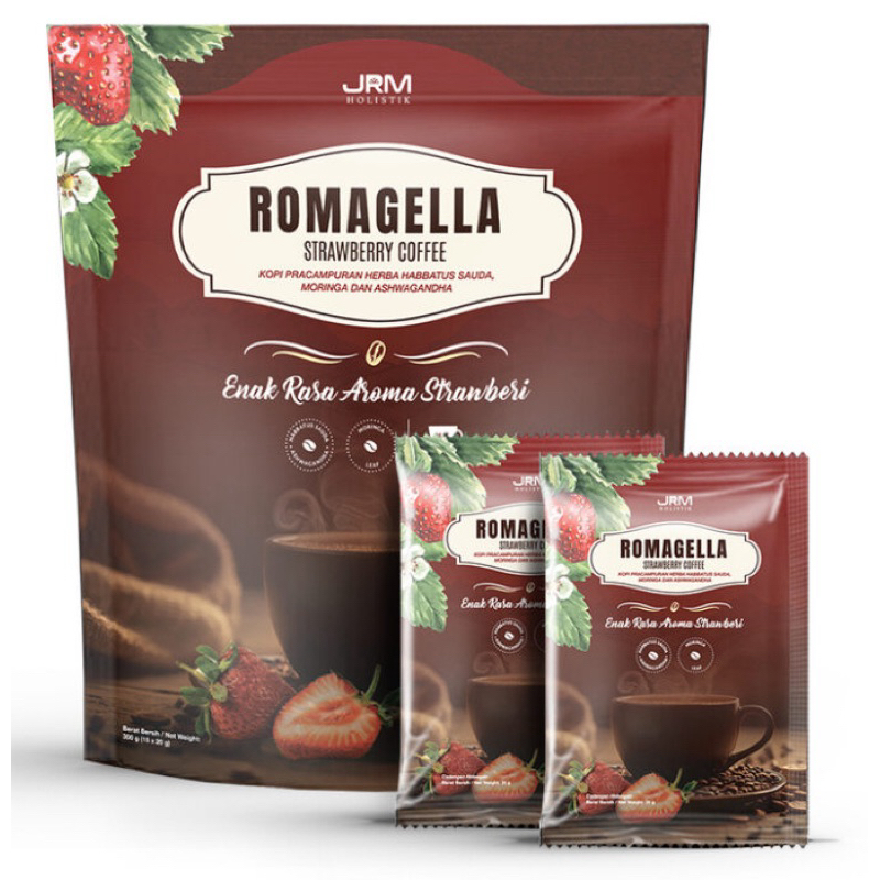 JRM JAMU RATU MALAYA ROMAGELLA STRAWBERRY COFFEE JAMU | Shopee Malaysia