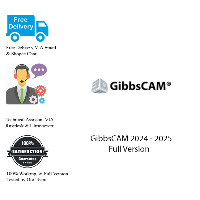 GibbsCAM 2024 - 2025 Full Version | Shopee Malaysia