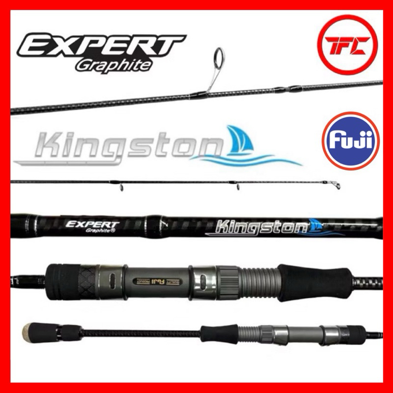 Expert Graphite Kingston Spinning Fishing Rod Casting | Shopee Malaysia