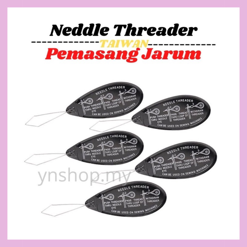 👗2pcs 5pcs👗Needle Threader/Pemasang Jarum/Alat Masuk Benang Thread ...