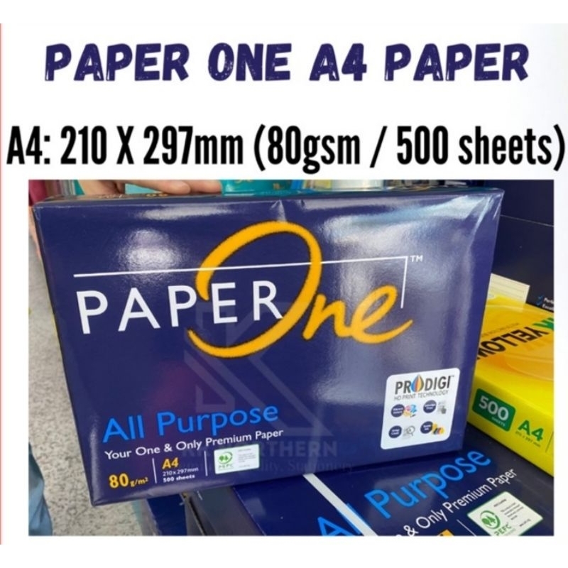 A4 paper All purpose Premium 80 gsm (500 sheets) All purpose paper one ...