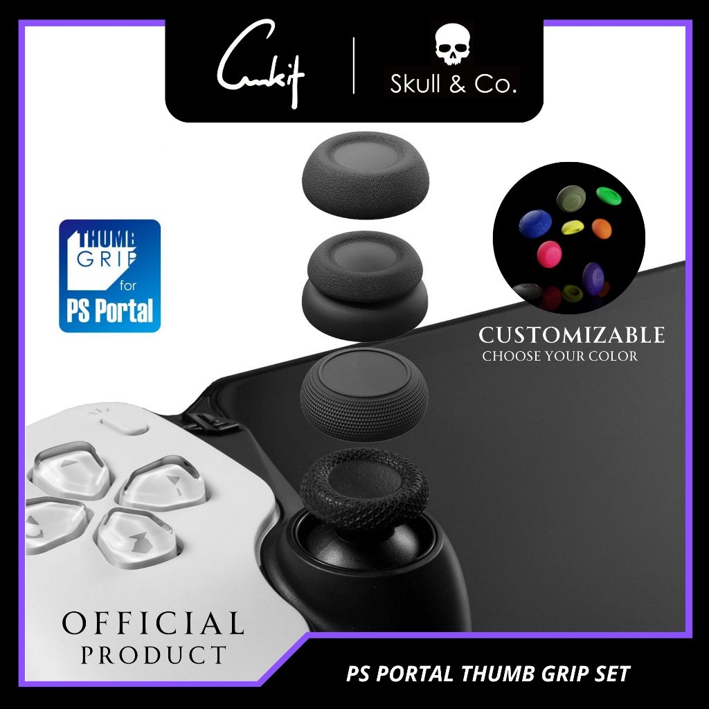 04.04 SALE 】Skull & Co Playstation PS Portal Thumb Grip Set PS5 Portal ...
