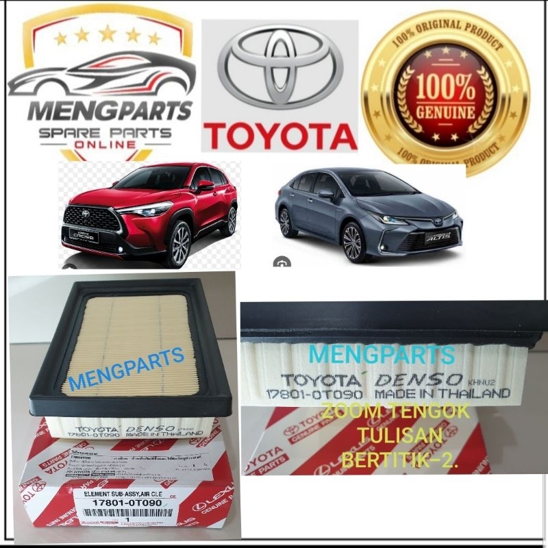 ORIGINAL TOYOTA ALTIS ZRE211 C-HR HYBRID CROSS ZSG10 ZVG10 2021Y UP AIR ...