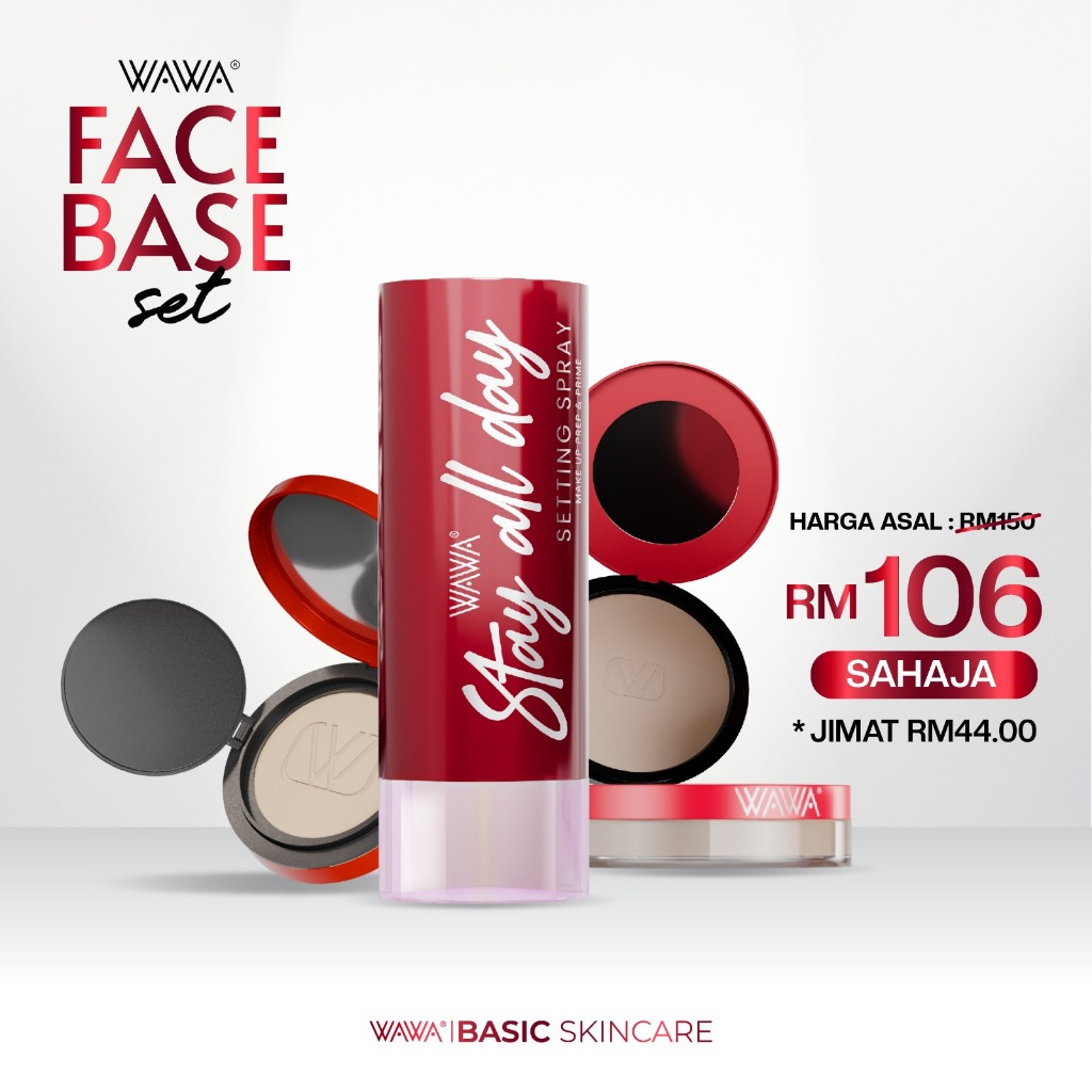 [COMBO] WAWA FACE BASE SET | WAWA CUSHION | WAWA COMPACT POWDER | WAWA ...