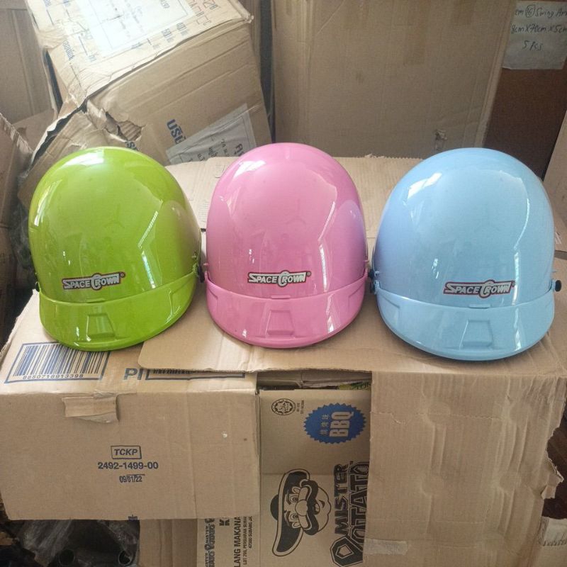 Kids Helmet Kanak Kanak Budak Dewasa Topi Keledar Space Crown Universal ...