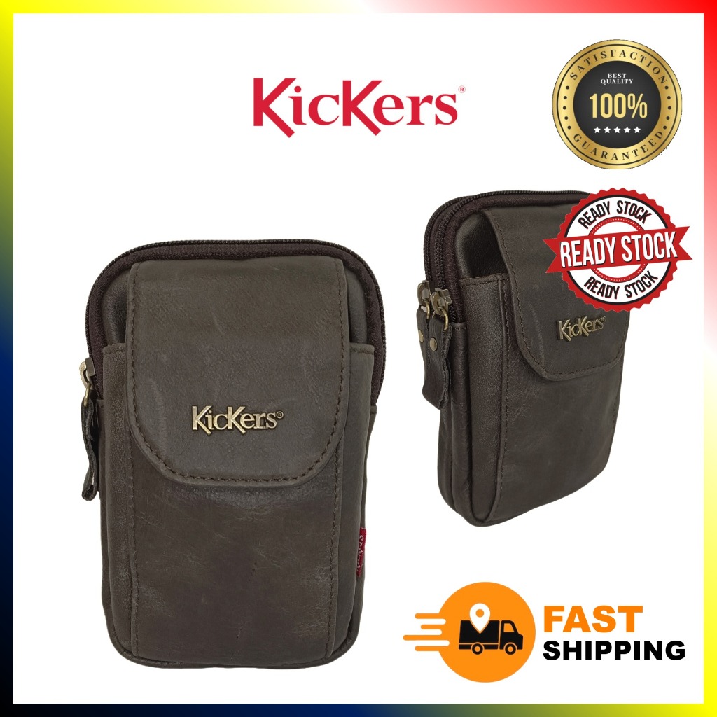 KICKERS ORIGINAL KULIT LEATHER BAG SLING BAG PINGGANG LELAKI PEREMPUAN ...