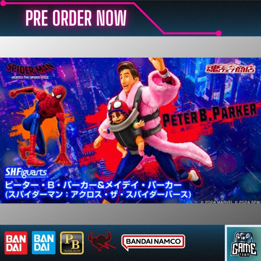 [P.O.] Bandai Tamashii SHF S.H.Figuarts Peter B. Parker & Mayday Parker (Spider-Man Across the ...