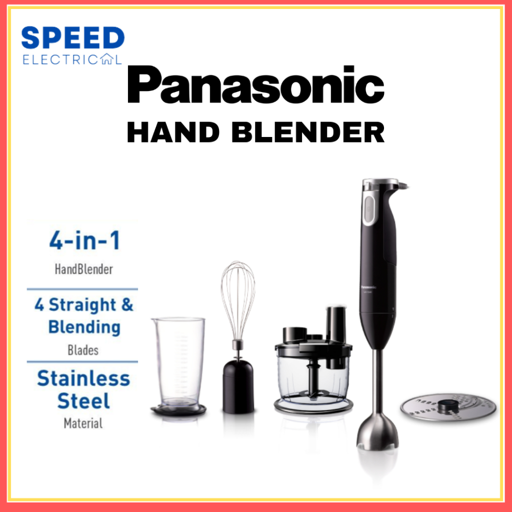 PANASONIC HAND BLENDER 4-IN-1 MX-SS40 搅拌器 搅拌机 BLENDER CHOPPER STICK ...