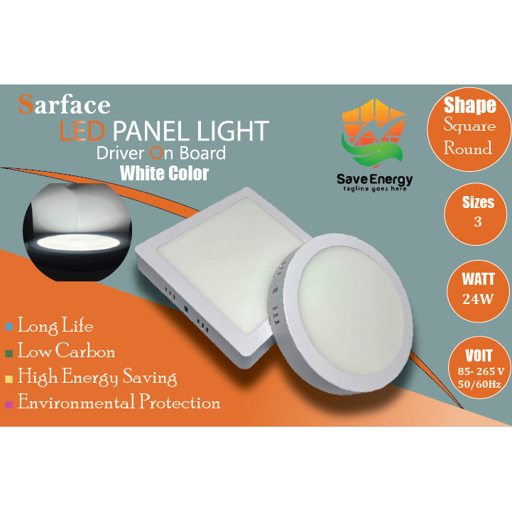 Aluminium LED Surface Downlight 12W 18W 24W Mounted Ceiling Lights Down ...