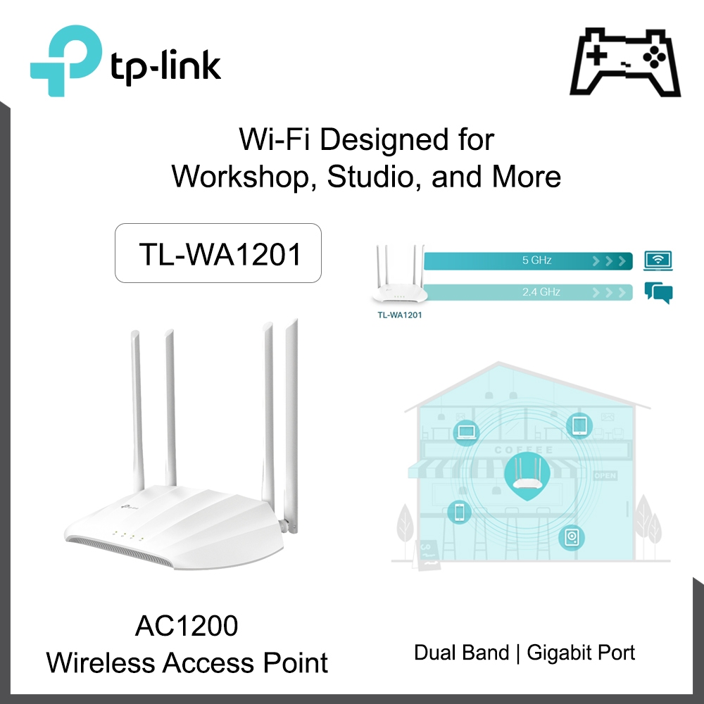 TP-Link TL-WA1201 AC1200 Wireless Access Point - 3 Years Warranty ...