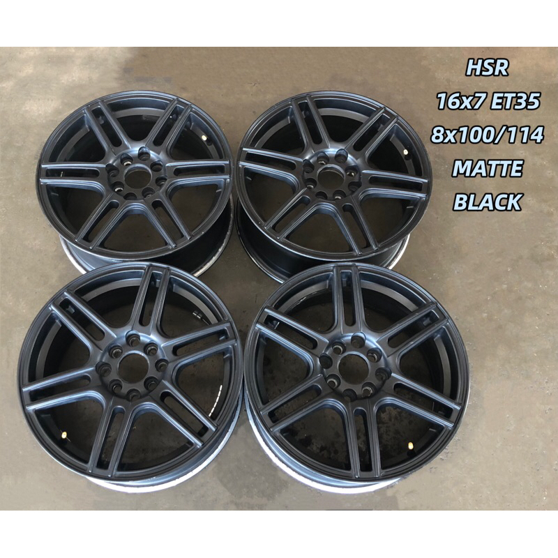 USED RIM HSR 16 INCH FOR MYVI ALZA SAGA FLX BLM WIRA WAJA GEN2 PERSONA ...