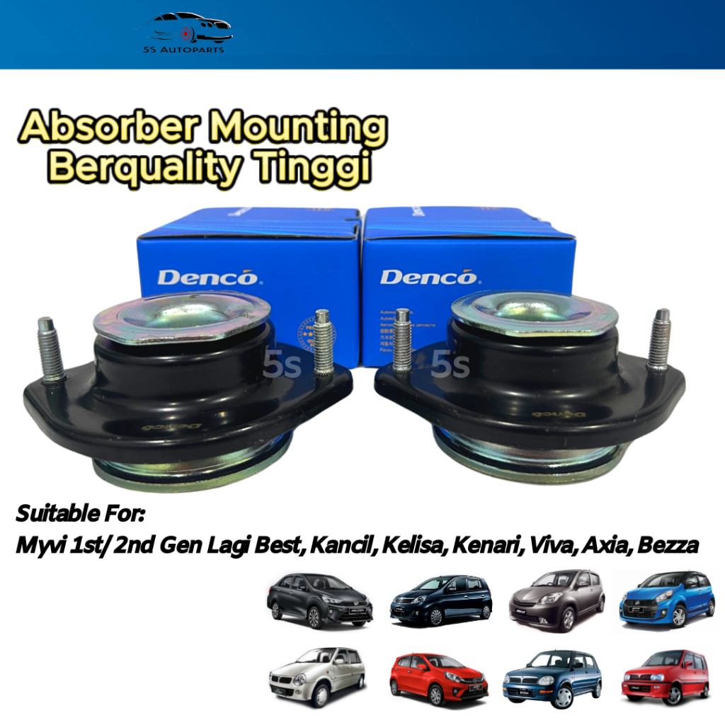 DENCO Absorber Mounting Front (Depan) For Perodua Myvi 1st/2nd Gen ...