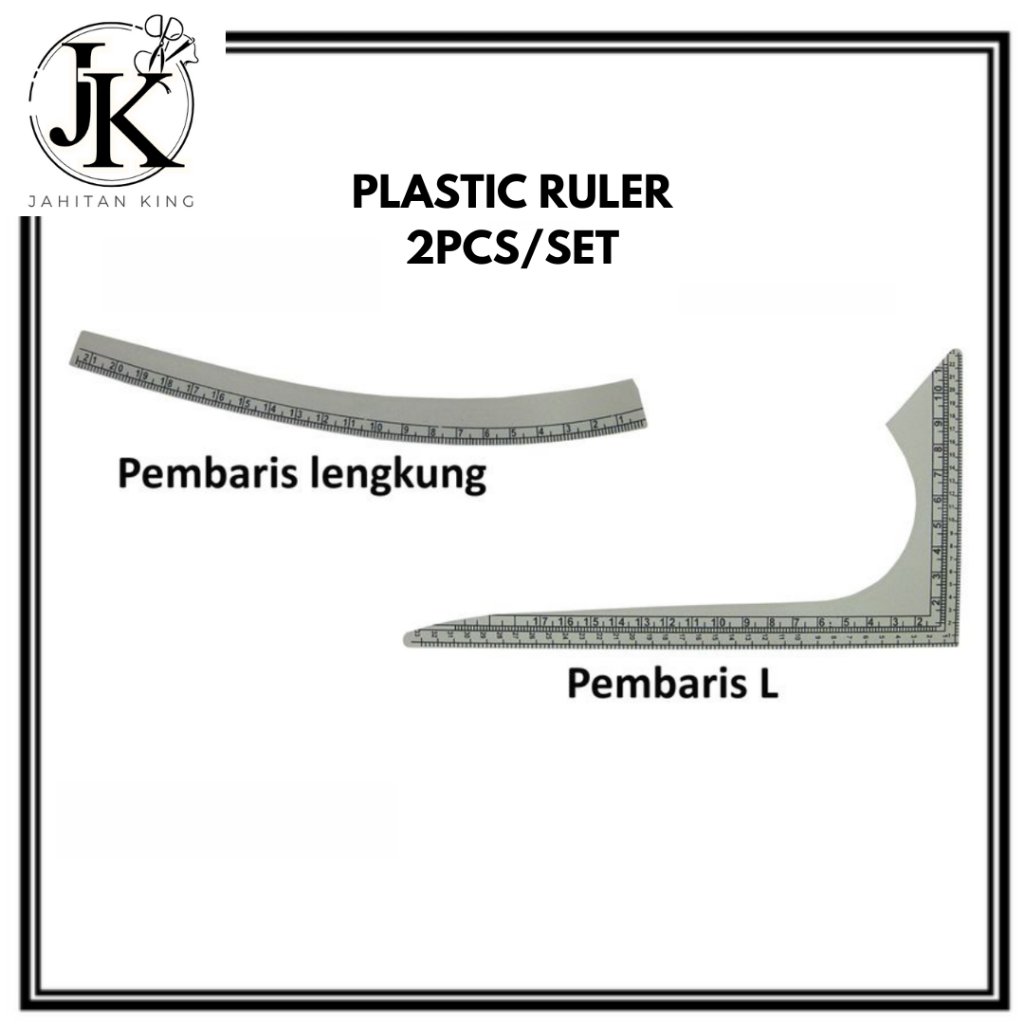 [Ready Stock] Plastic Ruler | Pembaris Scale Kecil | Curve dan L Shape ...
