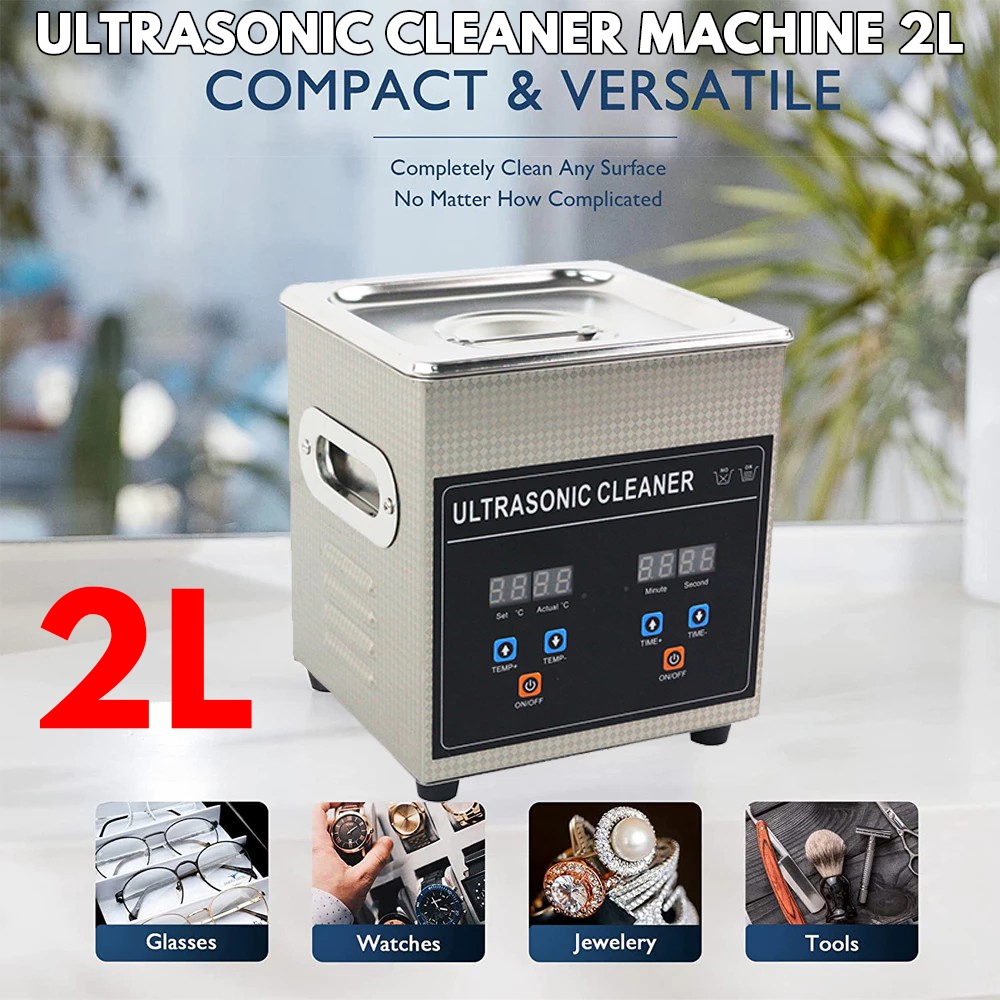 2.0L Ultrasonic Cleaning Machine 超声波清洗机 Ultrasonic Cleaner Care Wash ...