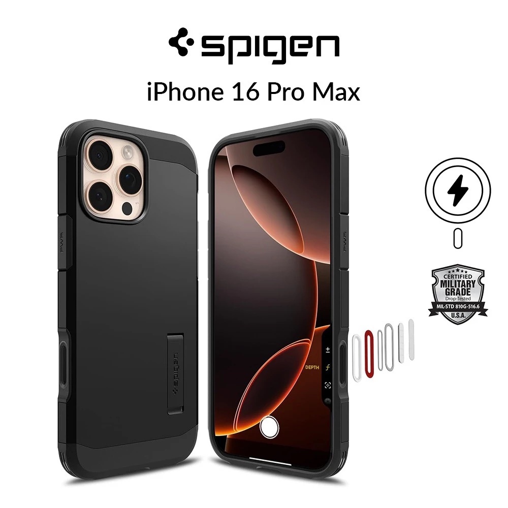 Spigen iPhone 16 Pro Max Casing 6.9" Tough Armor T AI Magfit Magnetic ...