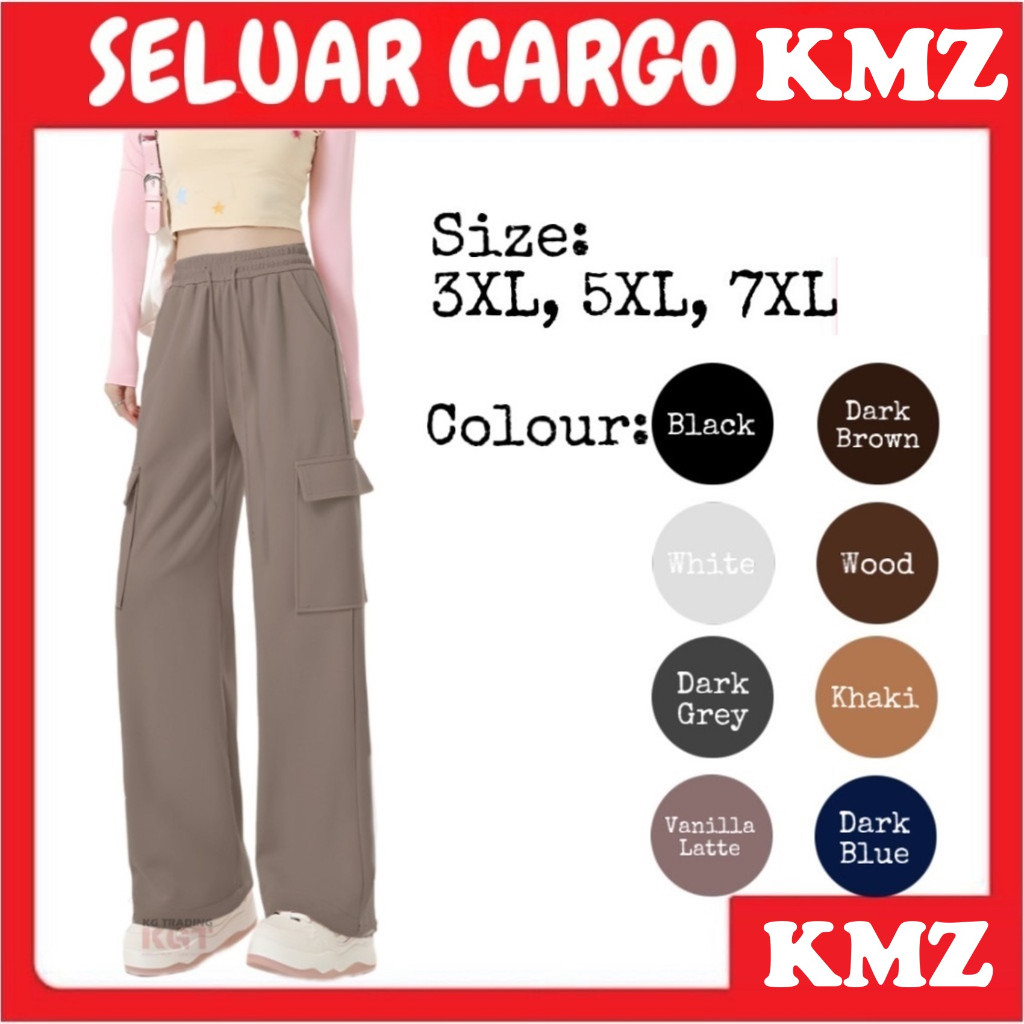 KMZ CARGO Bamboo Slack Cargo Bertali 230GSM 4 POCKETS Ladies Cargo ...