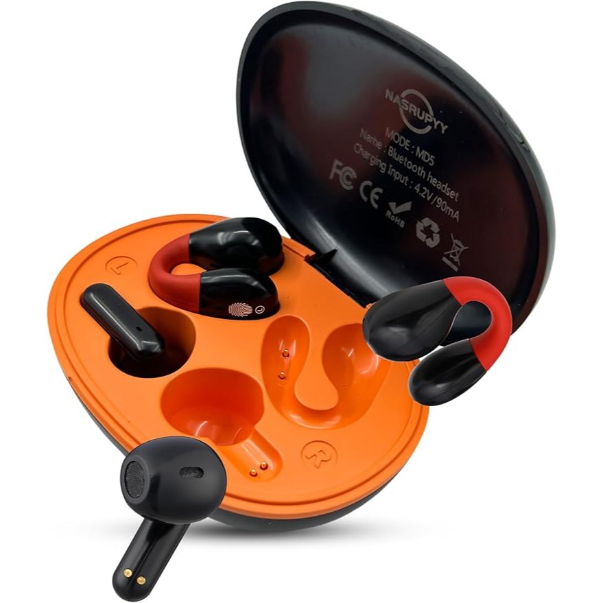 Couples Bluetooth Earbuds,MD5 Clip On Mini Earbuds,True Wireless ...
