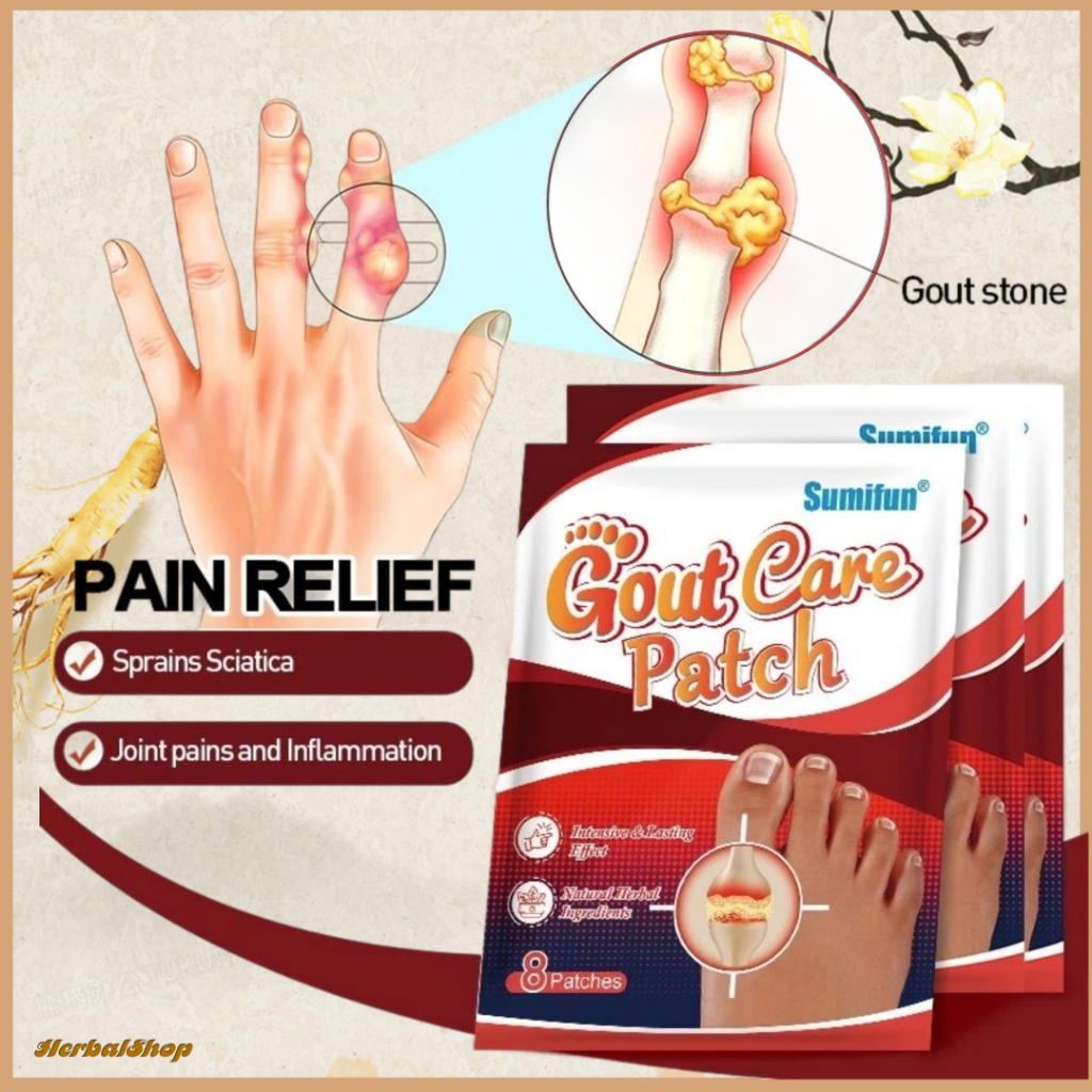 Gout Care Patch Sumifun Sakit Sendi Arthritis Pain Relief | Shopee Malaysia