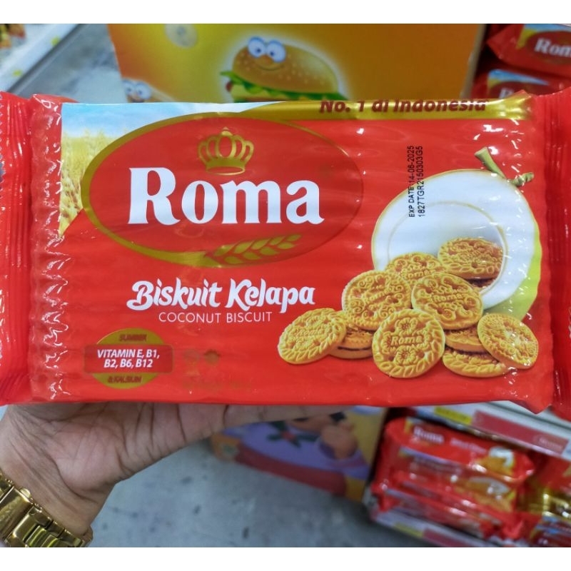 Biskut ROMA Kelapa / ROMA Coconut Biscuit [JUMBO PACK 513g / SMALL PACK ...
