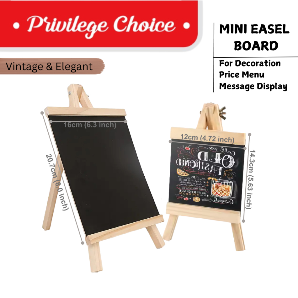 Easel Chalkboard / Easel Whiteboard / Menu Stand / Message Display ...