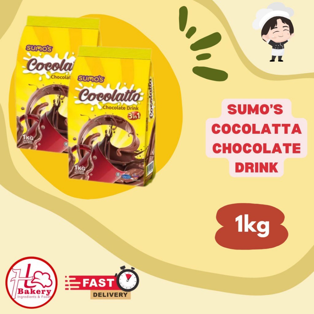 SUMO'S COCOLATTO 3 IN 1 CHOCOLATE DRINK 1KG | Shopee Malaysia