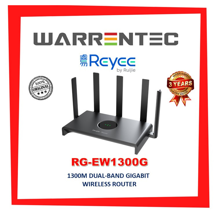 REYEE RG-EW1300G 1300M DUAL-BAND GIGABIT WIRELESS ROUTER | Shopee Malaysia