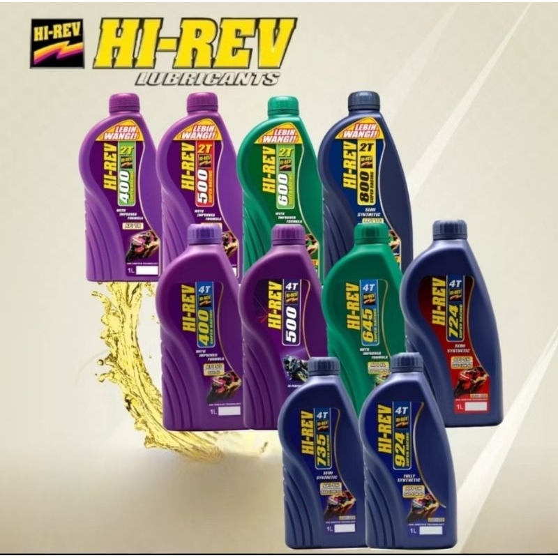 🔥 HI-REV 2T 800 700 400 SUPER RACING SEMI SYNTHETIC 100％ ORIGINAL HIREV ...