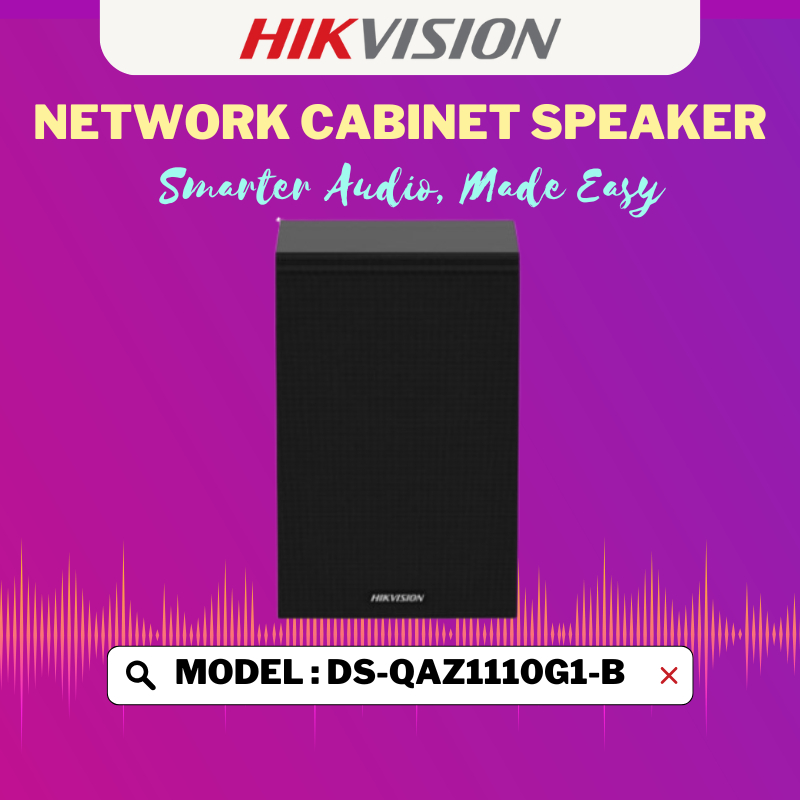 HIKVISION Audio Network Cabinet Speaker 10W DS-QAZ1110G1-B | Shopee Malaysia