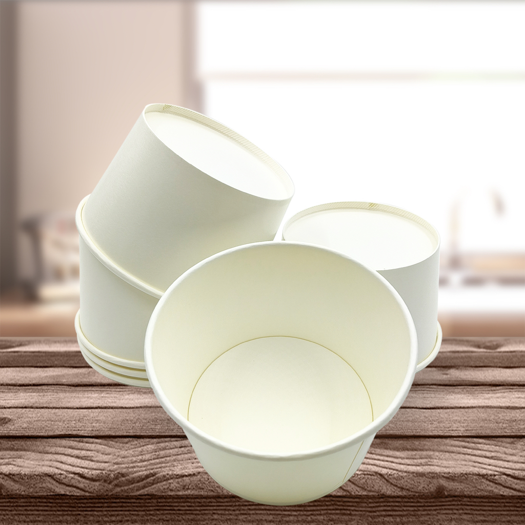 White Paper Bowl 50pcs (390ml / 540ml / 820ml / 1020ml) | Shopee Malaysia