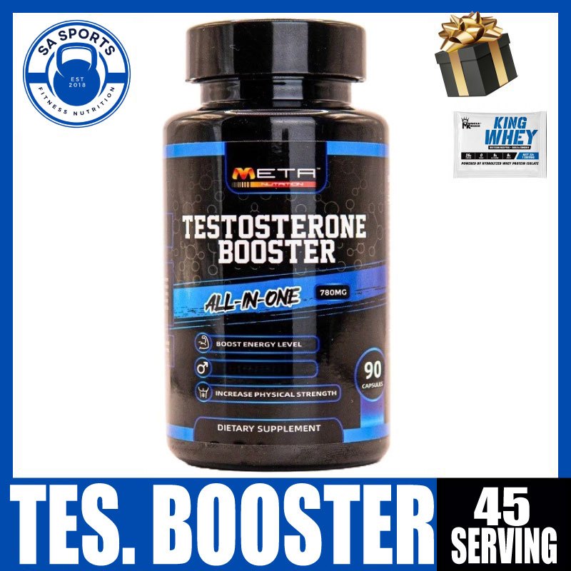 Testosterone Booster (780mg / 90 Caps) META Nutrition / Ashwagandha ...