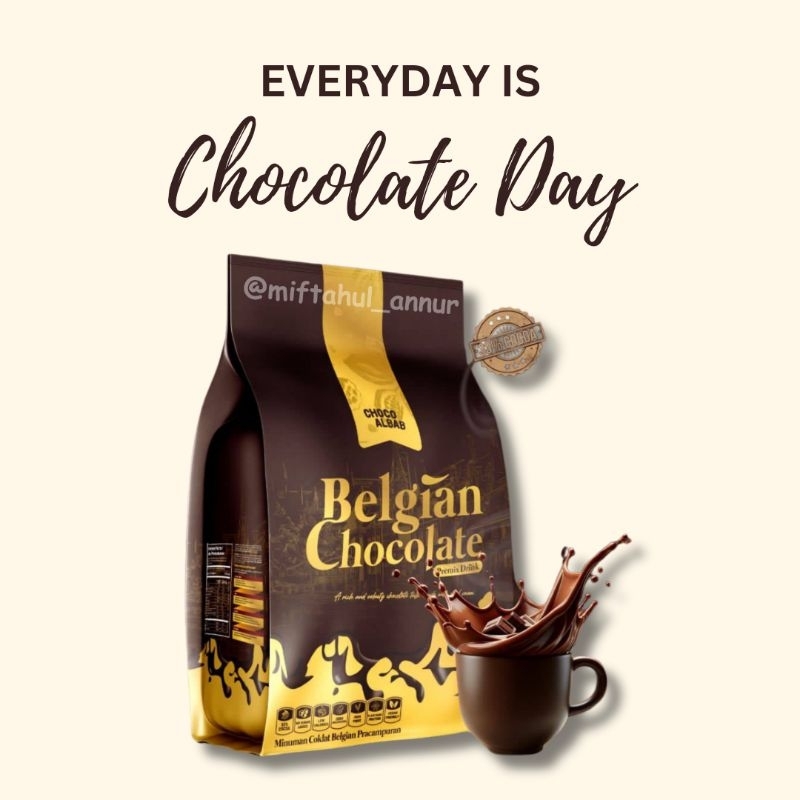 Belgian Chocolate Drink : 20 sachet x 30 gram | Shopee Malaysia