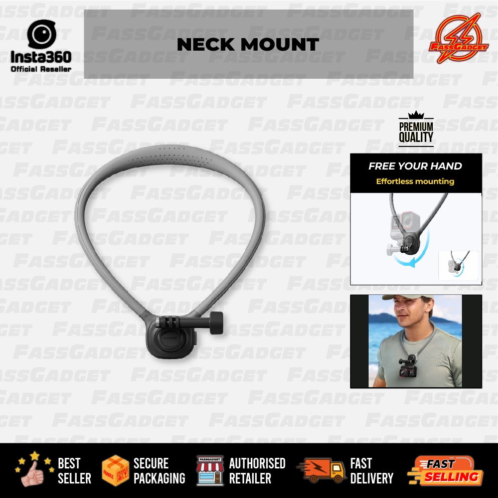 (🔥READYSTOCK🔥) INSTA360 NECK MOUNT | Shopee Malaysia