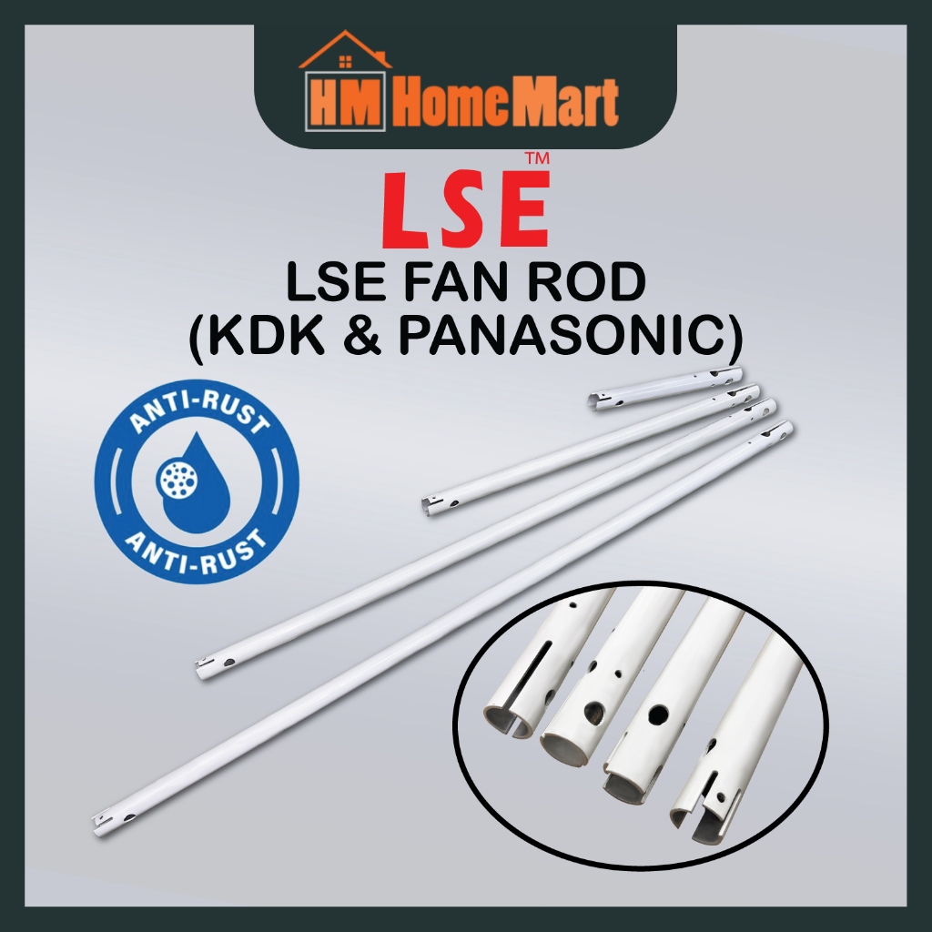 Rod Ceiling Fan for Extend Use (White) LSE (K/P) | Shopee Malaysia
