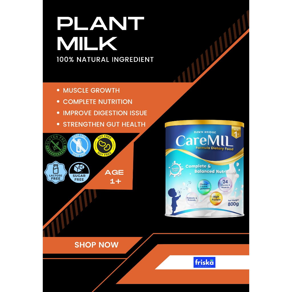 CAREMIL COMPLETE NUTRITION FORMULA 800GM | Shopee Malaysia