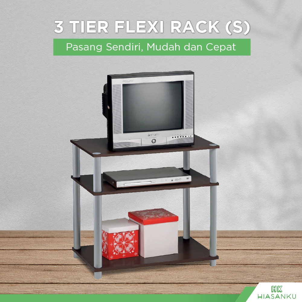 HK 3 Shelf Flexi Rack/Multipurpose/Multilayered Shelf/Decorative Shelf ...