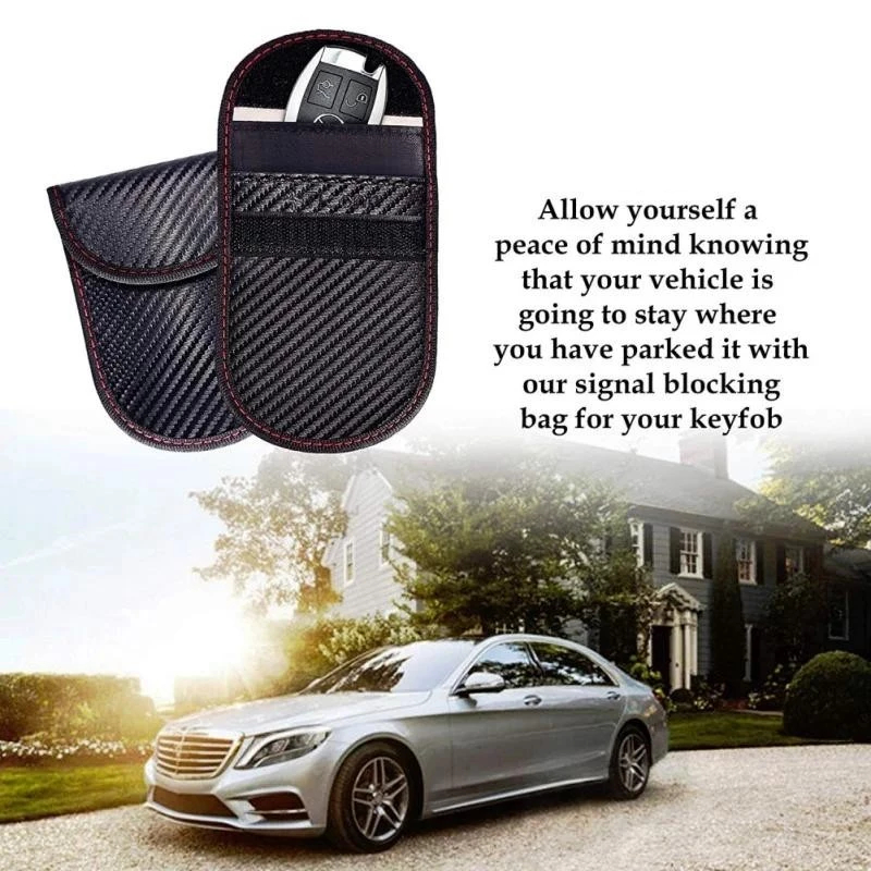 Car Key Signal Blocker Signal Blocker Case Faraday Bag Car Key RFID ...