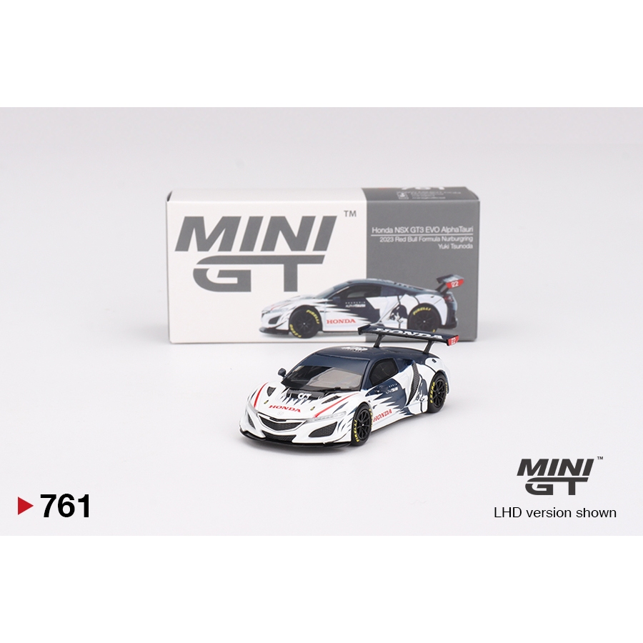 MINI GT #761 1/64 Honda NSX GT3 EVO AlphaTauri Yuki Tsunoda 2023 Red ...