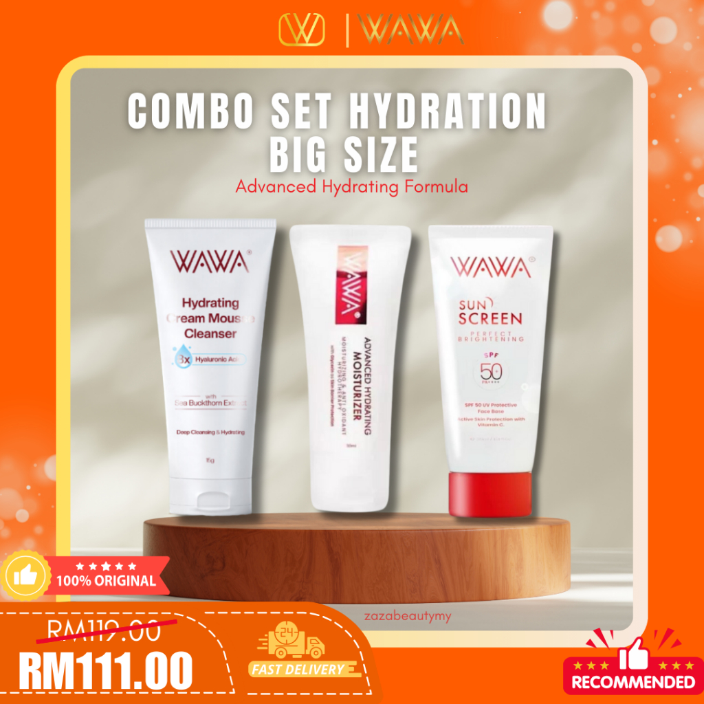 WAWA COMBO SET HYDRATION BIG SAIZ | Shopee Malaysia