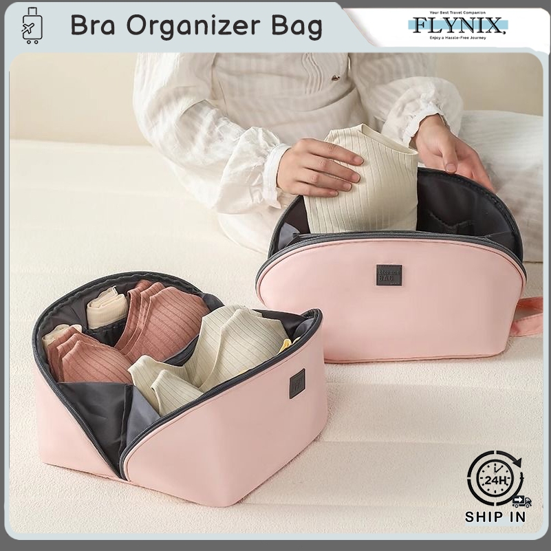 Portable Underwear Organizer Bag Travel Bra Panties Storage Bag Large ...