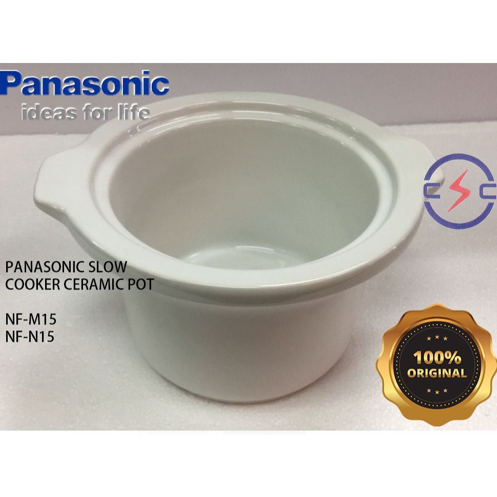Original Panasonic Slow Cooker Inner Pot For NF-M15W /NF-N15GC | Shopee ...