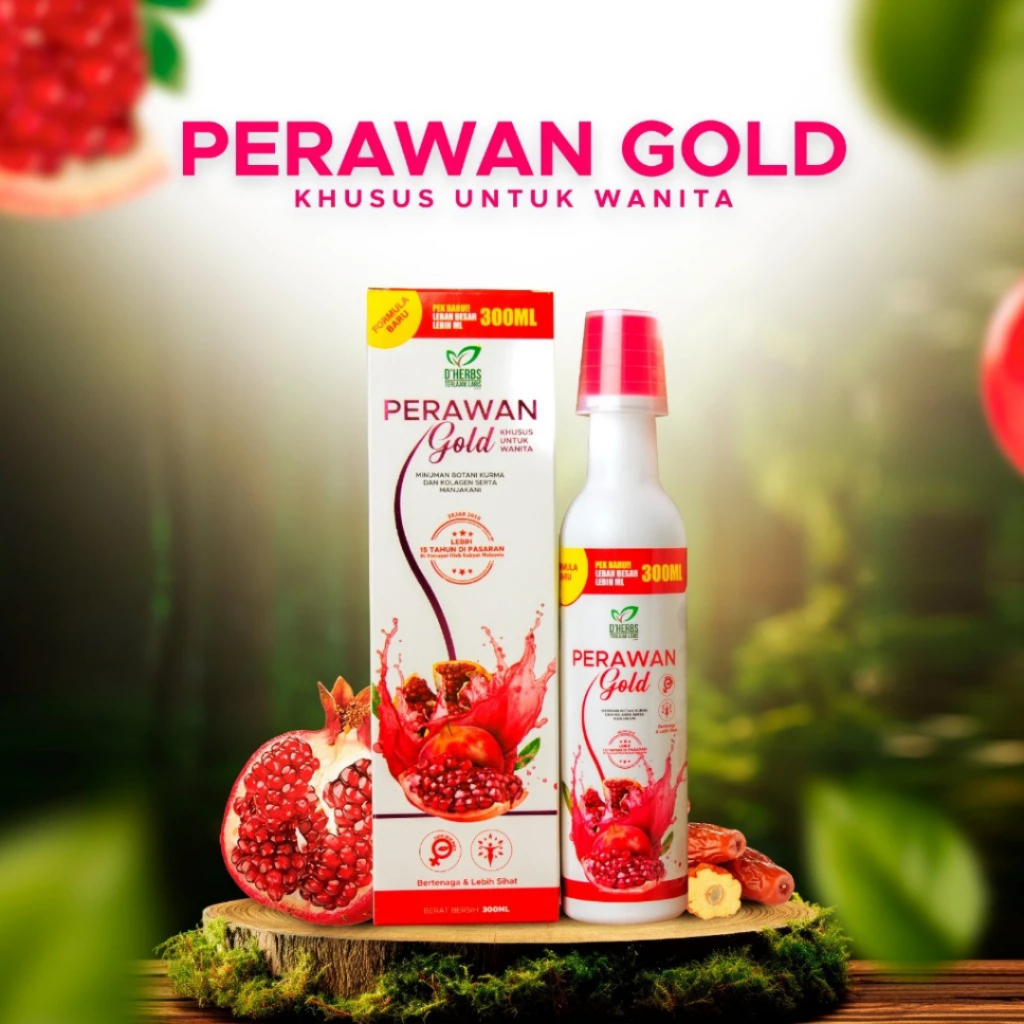 ORIGINAL DHERBS JUS PERAWAN GOLD (300 ml) | Shopee Malaysia