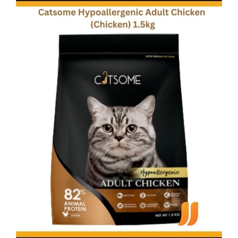 Catsome Hypoallergenic Low Grain Dry Cat Food 1.5kg | Shopee Malaysia