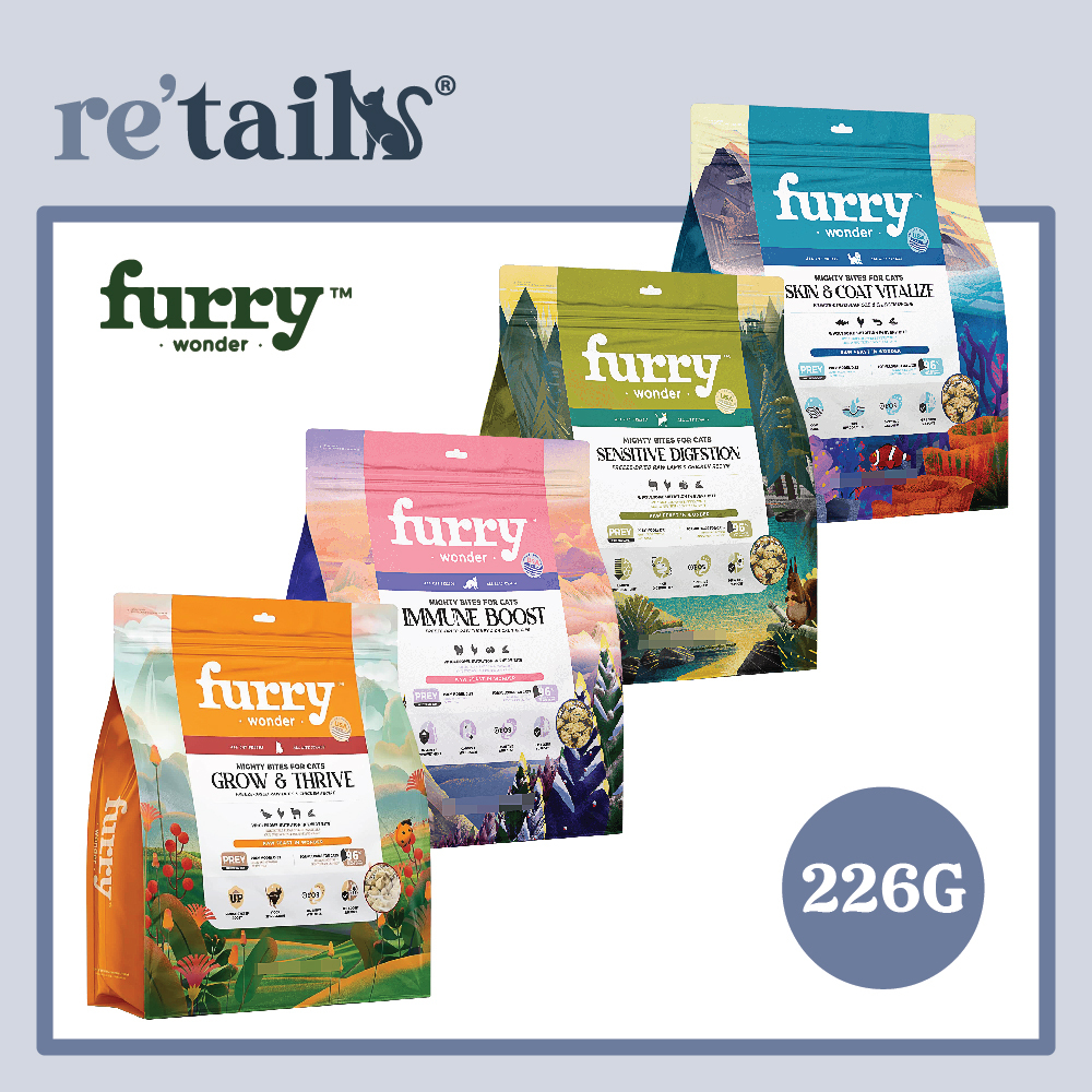 Furry Wonder Freeze Dried Raw (226g) Super Premium Cat Food Cat Treat ...