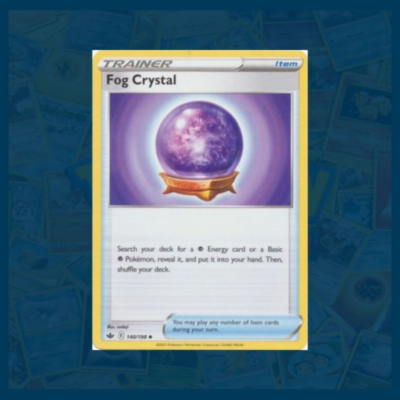 Fog Crystal (140/198) Chilling Reign | Pokemon TCG Card | Shopee Malaysia
